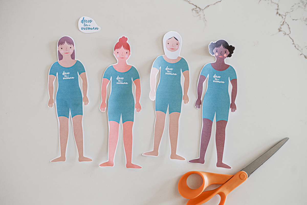Paper Dolls – Tagged "Hijab" – Dress Like a Woman Org