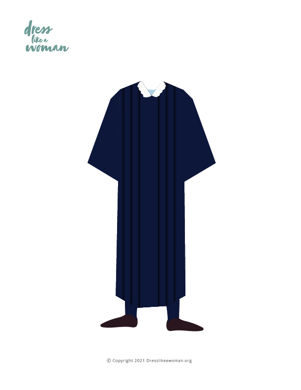 Paper Doll Outfit, Judge – Dress Like a Woman Org